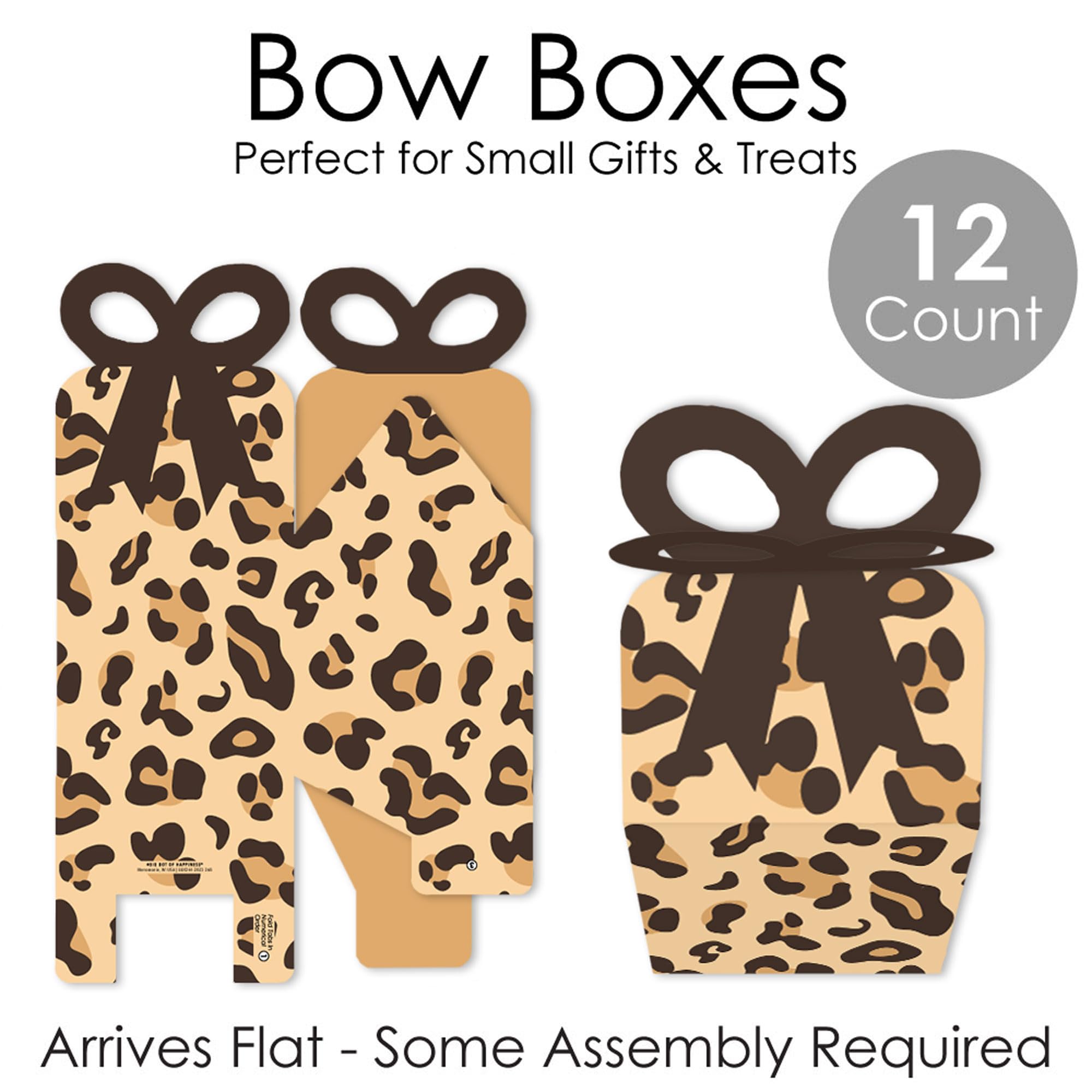 Cheetah Print Favor Boxes