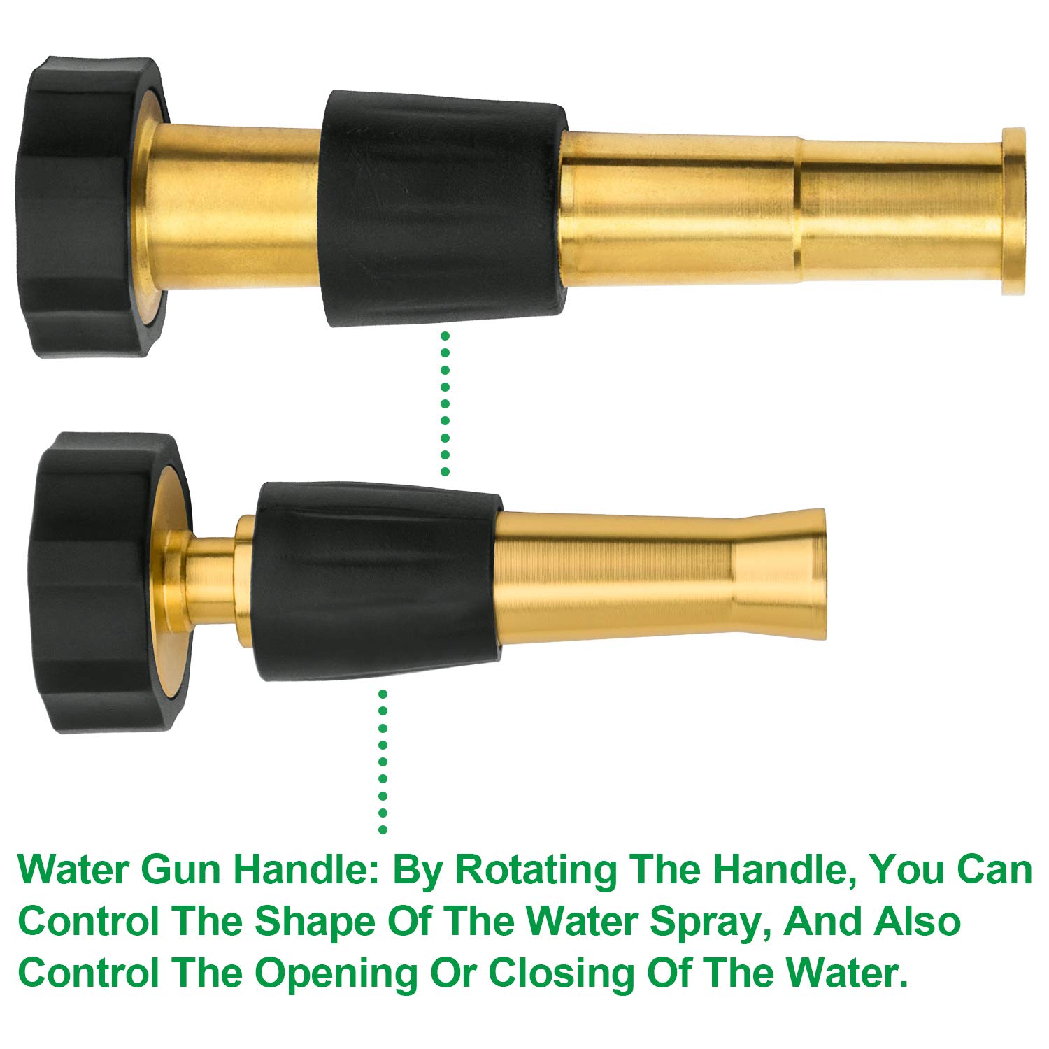 Snapklik.com : 2 Pack Water Hose Nozzle And Jet Sweeper Sprayer