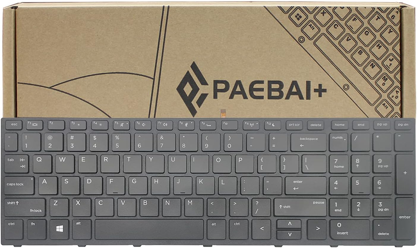 Amazon.com: PAEBAI+ Replacement Laptop Keyboard Backlight for HP ...