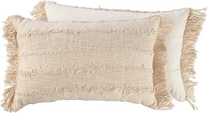 Amazon.com: Primitives by Kathy Decorative Pillow-Neutral Fringe ...