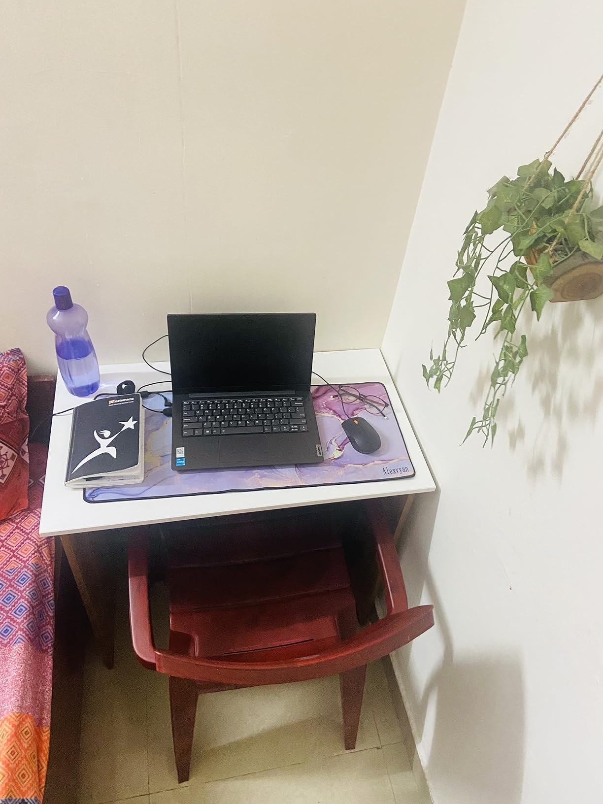 ABOUT SPACE Study Table with UnderDesk Storage Shelf - Modern Desktop ...