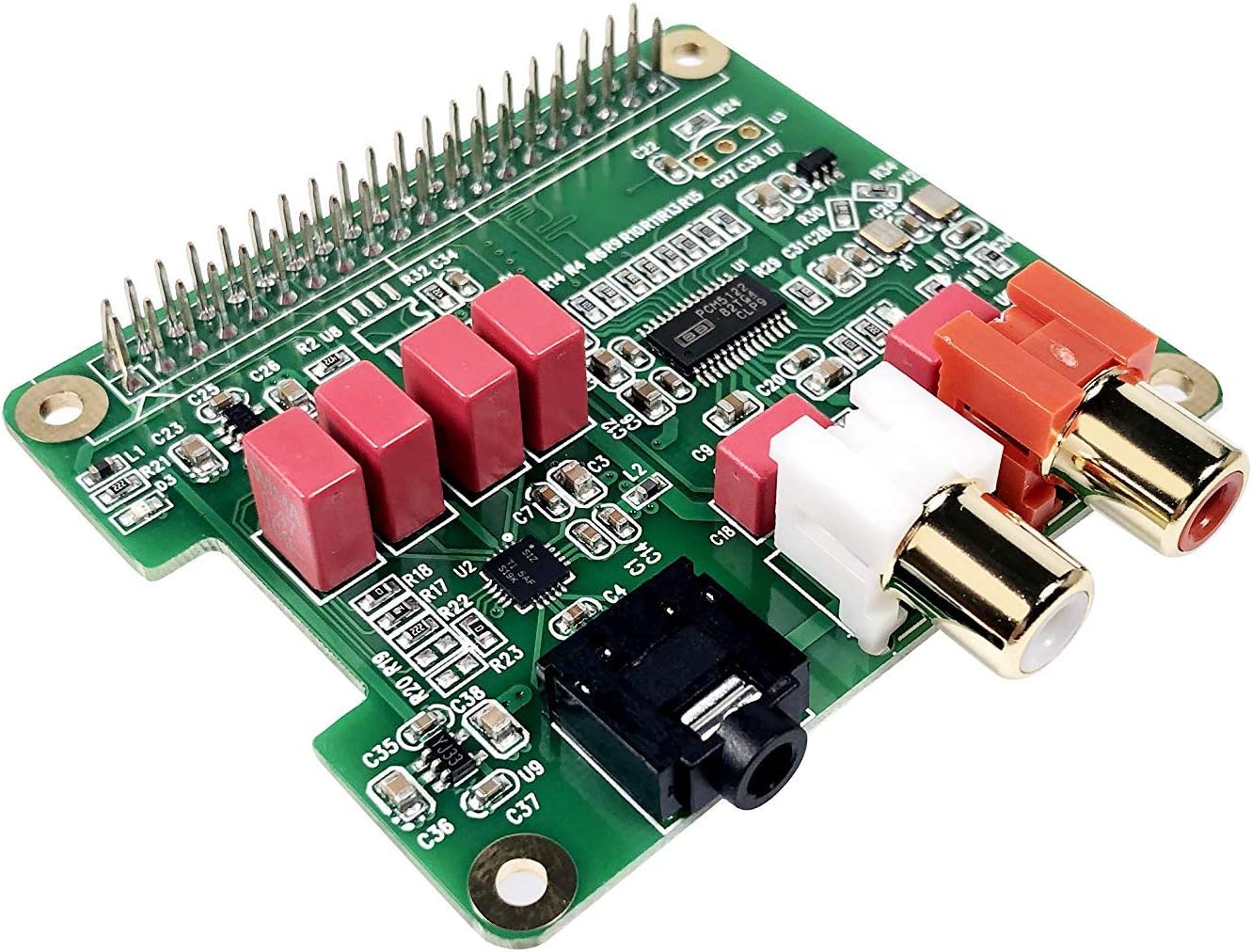 Amazon.com: Raspberry Pi HiFi DAC HAT PCM5122 HiFi DAC Audio Card ...