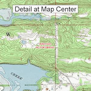 Amazon.com : USGS Topographic Quadrangle Map - Adamson, Oklahoma ...