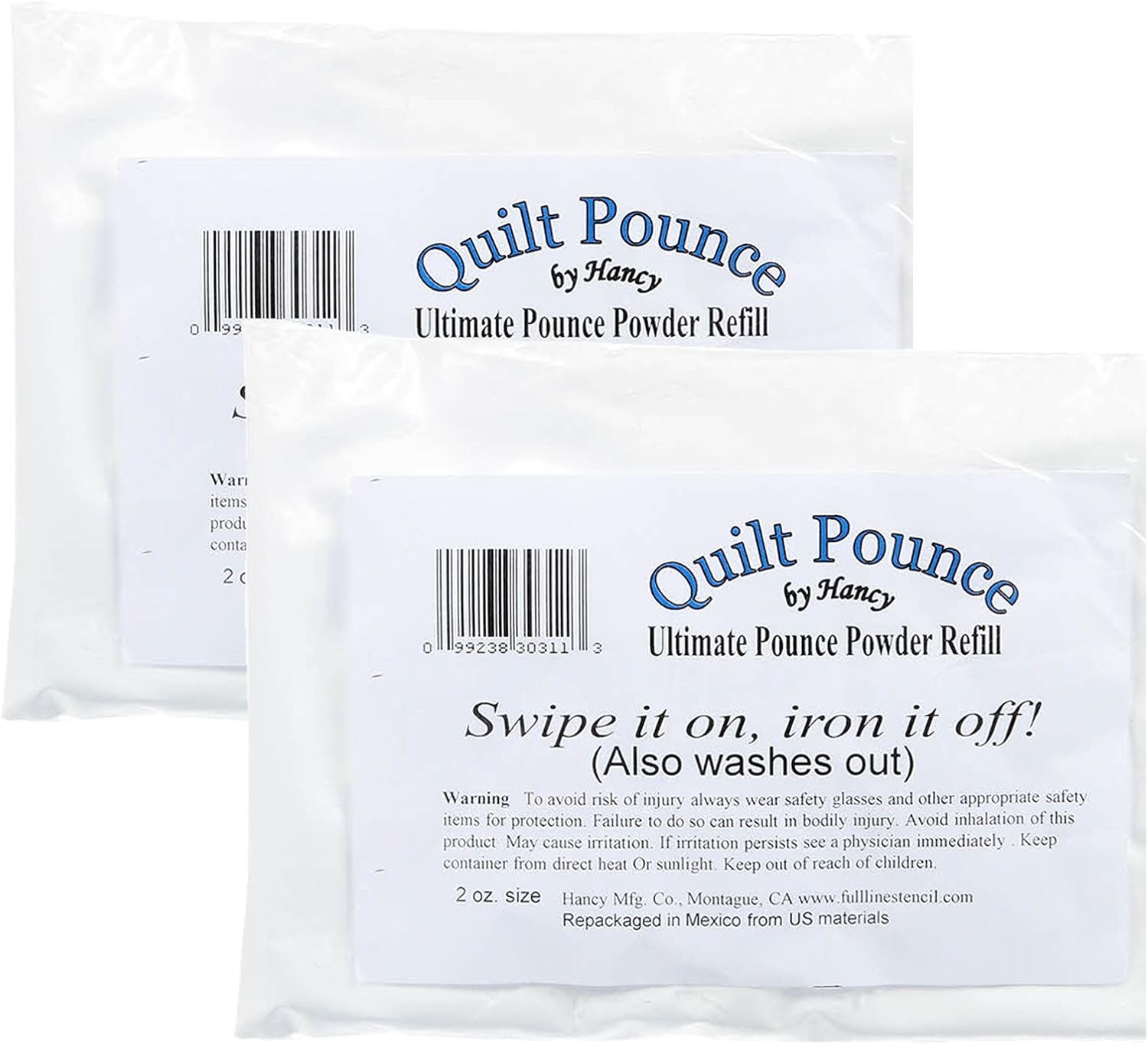 Ultimate Pounce White Chalk Powder Iron Off Refills for Quilt Pounce ...