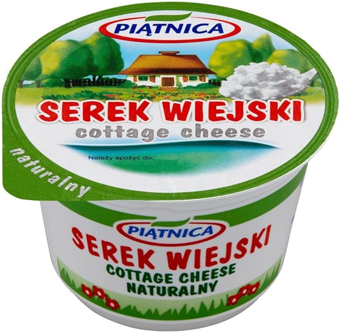 Piatnica Serek Wiejski Cottage Cheese, 200g : Amazon.co.uk: Grocery