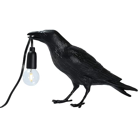 Crow Table Lamp, Raven Desk Lamp, Art Table, Halloween Limited Edition ...