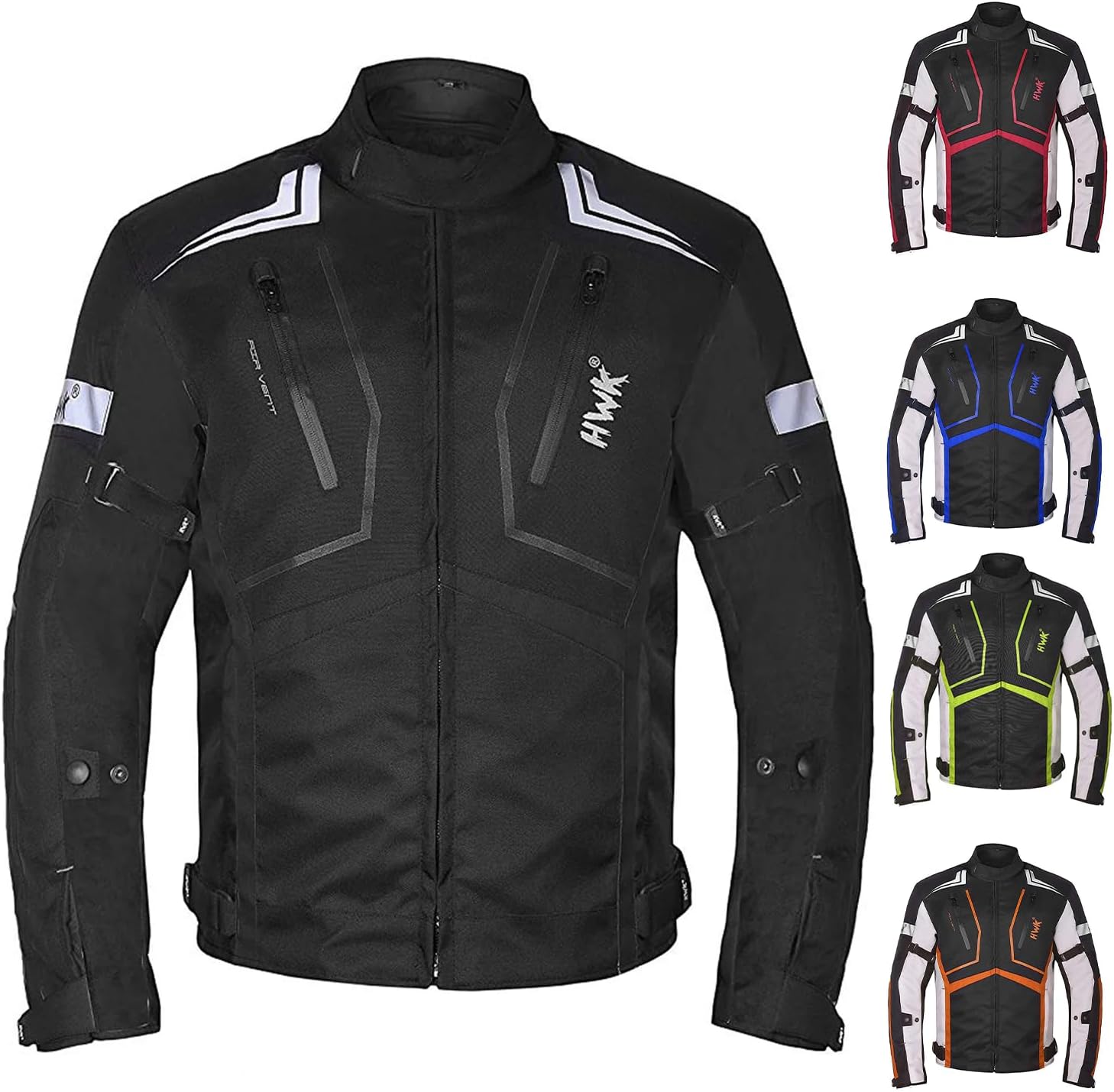 Amazon.com: ILM Men's Street Motorcycle Jacket with CE Armor and ...