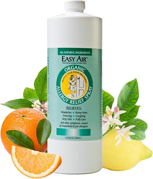 Amazon.com: Easy Air Organic Allergy Relief Spray, Clear Liquid Formula ...