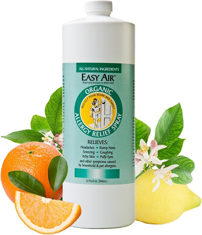 Amazon.com: Easy Air Organic Allergy Relief Spray, Clear Liquid Formula ...