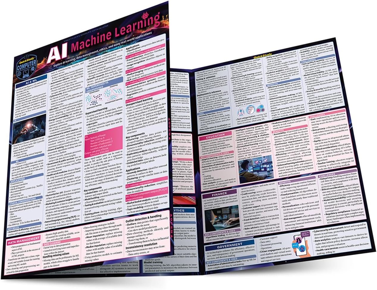 Amazon.com : AI Machine Learning: a QuickStudy Laminated Reference ...