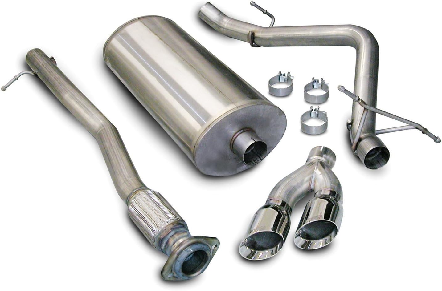 CORSA 14262 sistema de escape Cat-Back con punta de 4 pulgadas para ...