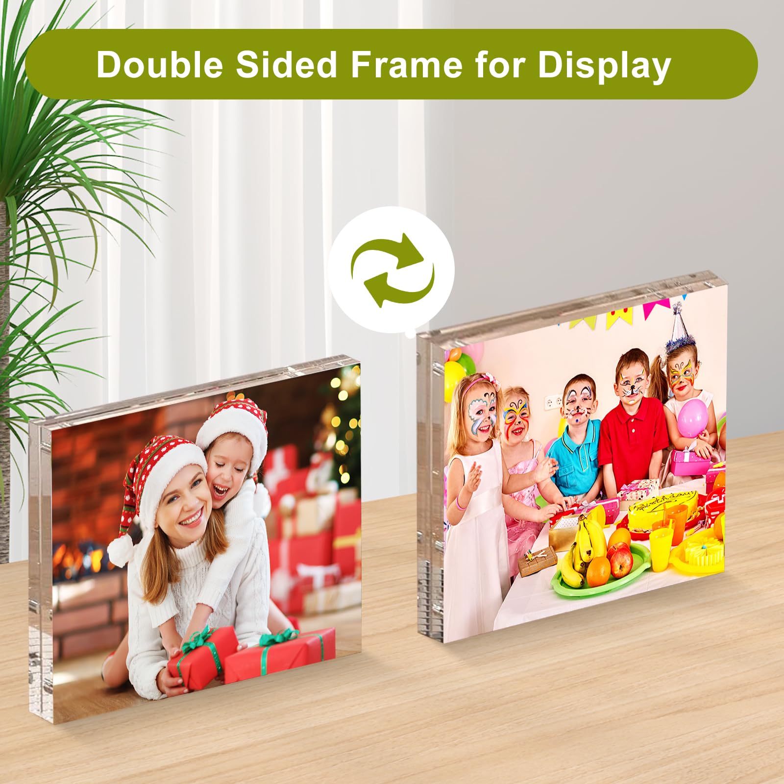 Snapklik.com : 4x4 Acrylic Picture Frame 10 Pack, Clear Picture Frames ...
