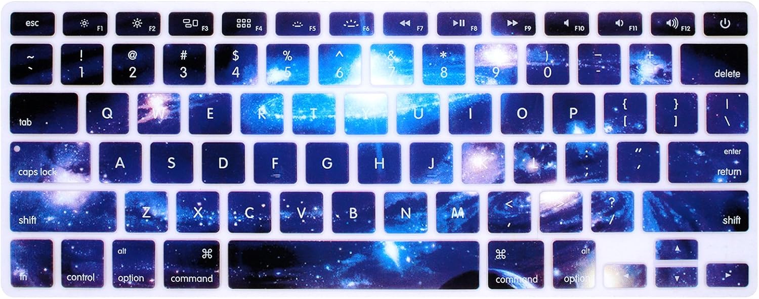Amazon.com: Galaxy Keyboard Cover Silicone Skin for MacBook Pro 13 Inch ...