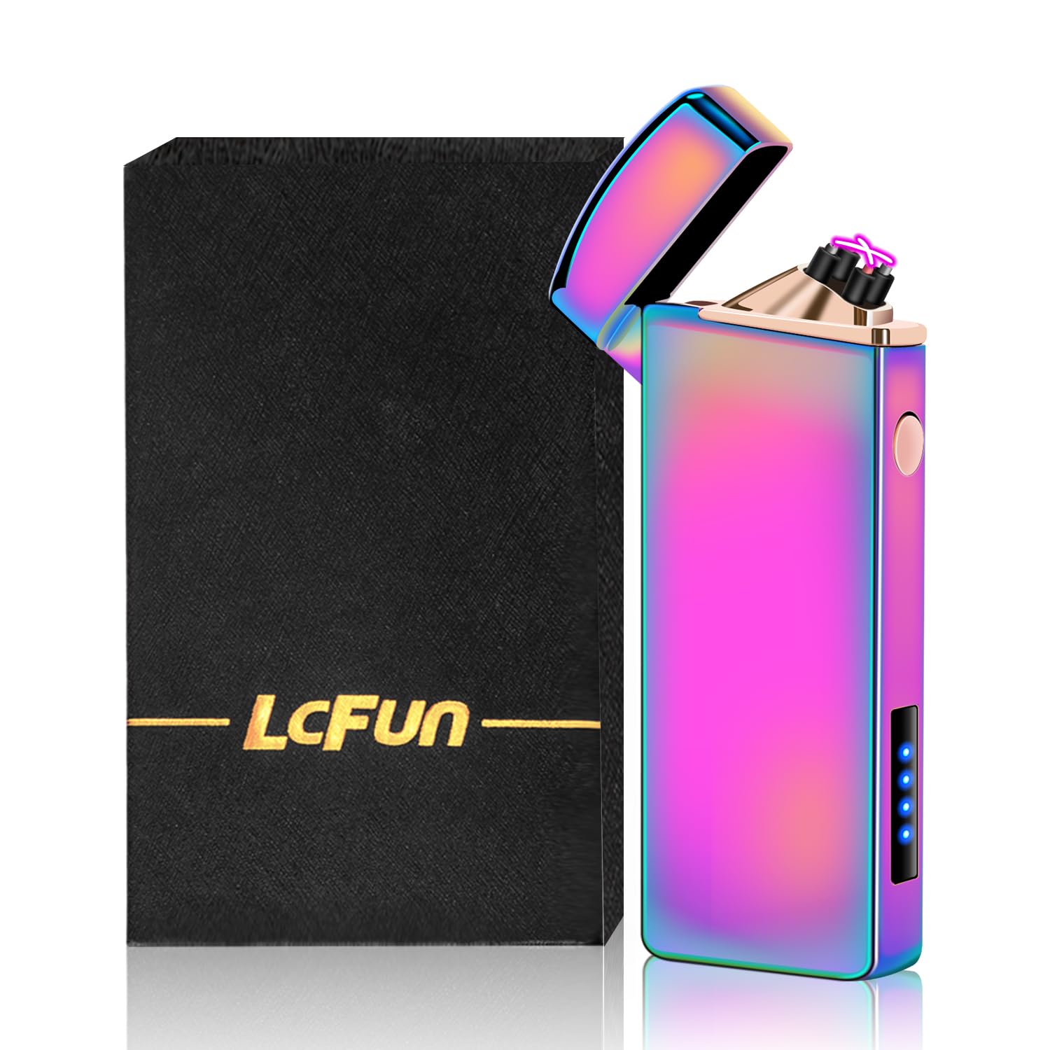 Amazon.com: LcFun Electric Lighter Plasma Dual Arc Lighter, Windproof ...