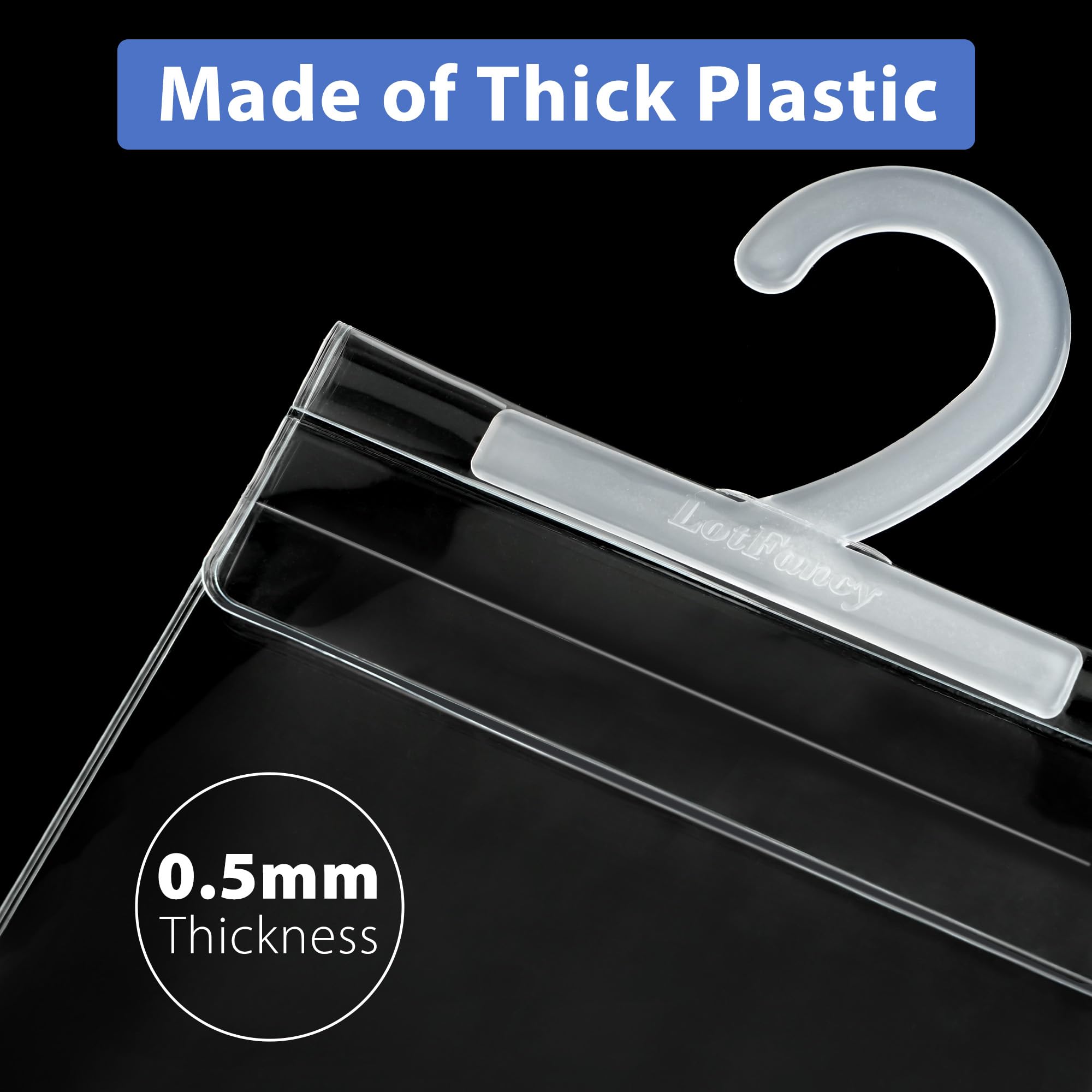 Snapklik.com : LotFancy Handicap Placard Holder, Ultra Transparent ...