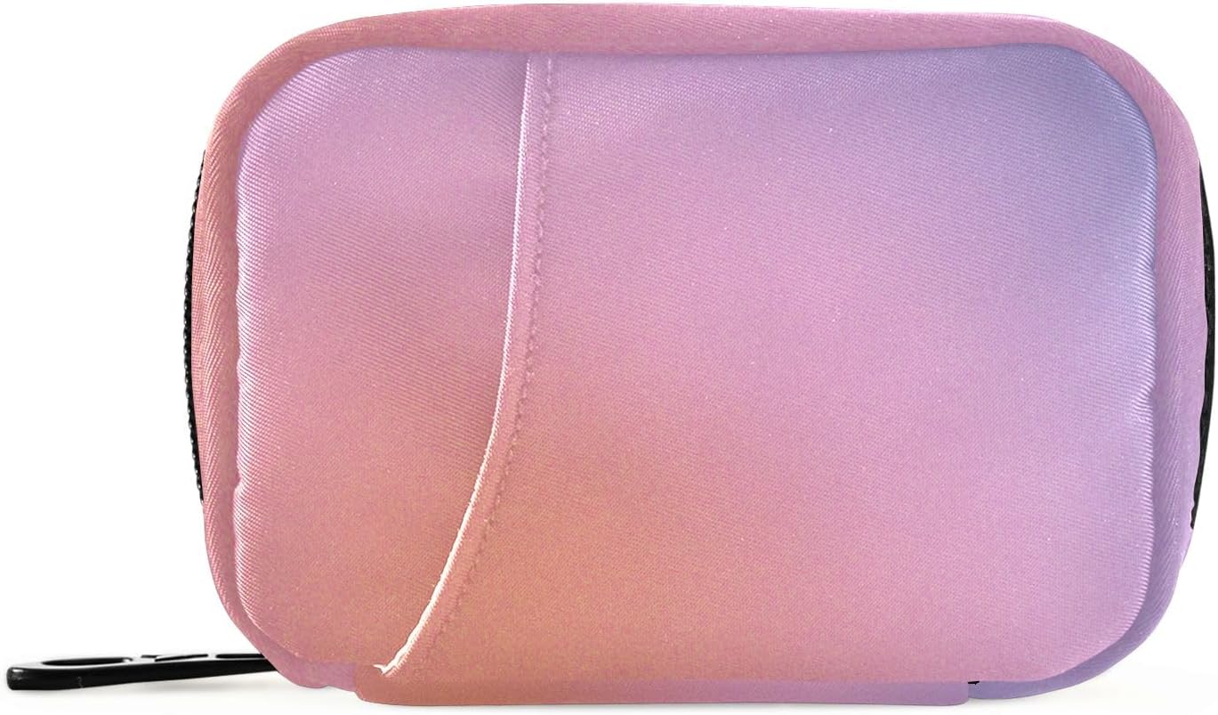 Cool Trendy Gradient Purple Travel Pill Box Organizer, Weekly Pill Case ...