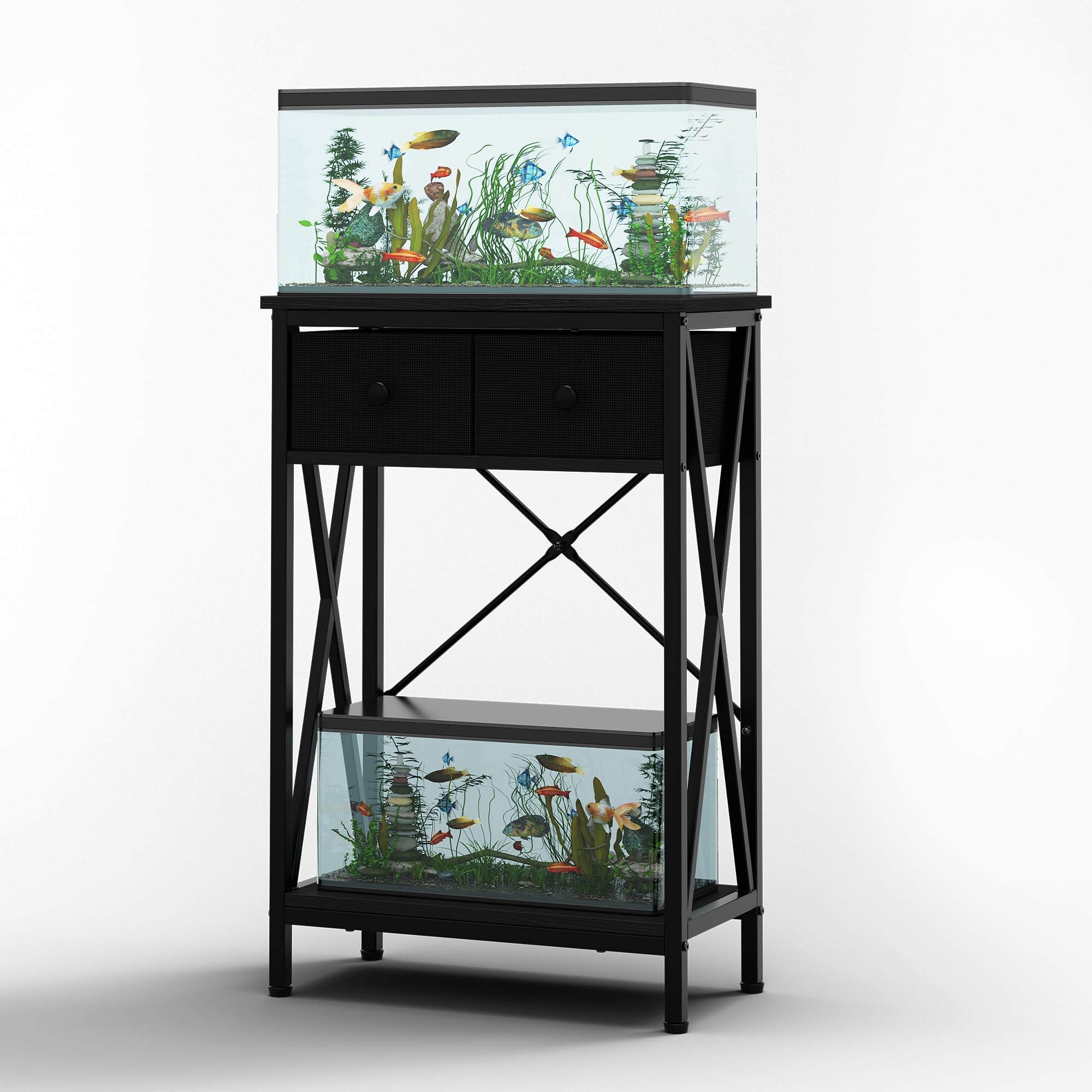 Amazon.com: FILKO Fish Tank Stand 10 Gallon: Sturdy Aquarium Stand with ...