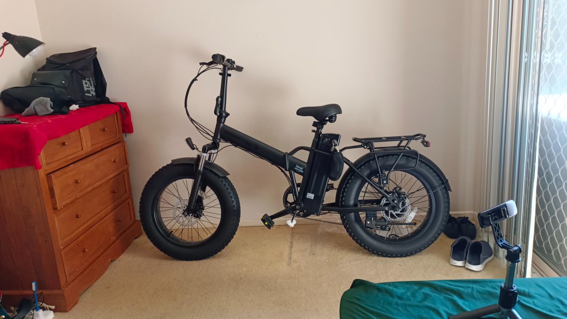 Fortis 6-Speed 20" Fat Tyre Foldable Electric Bike - FS20FATEBKC ...