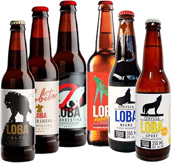 Cerveza Artesanal 12 Pack Loba Mix 355 ml : Amazon.com.mx: Alimentos y ...