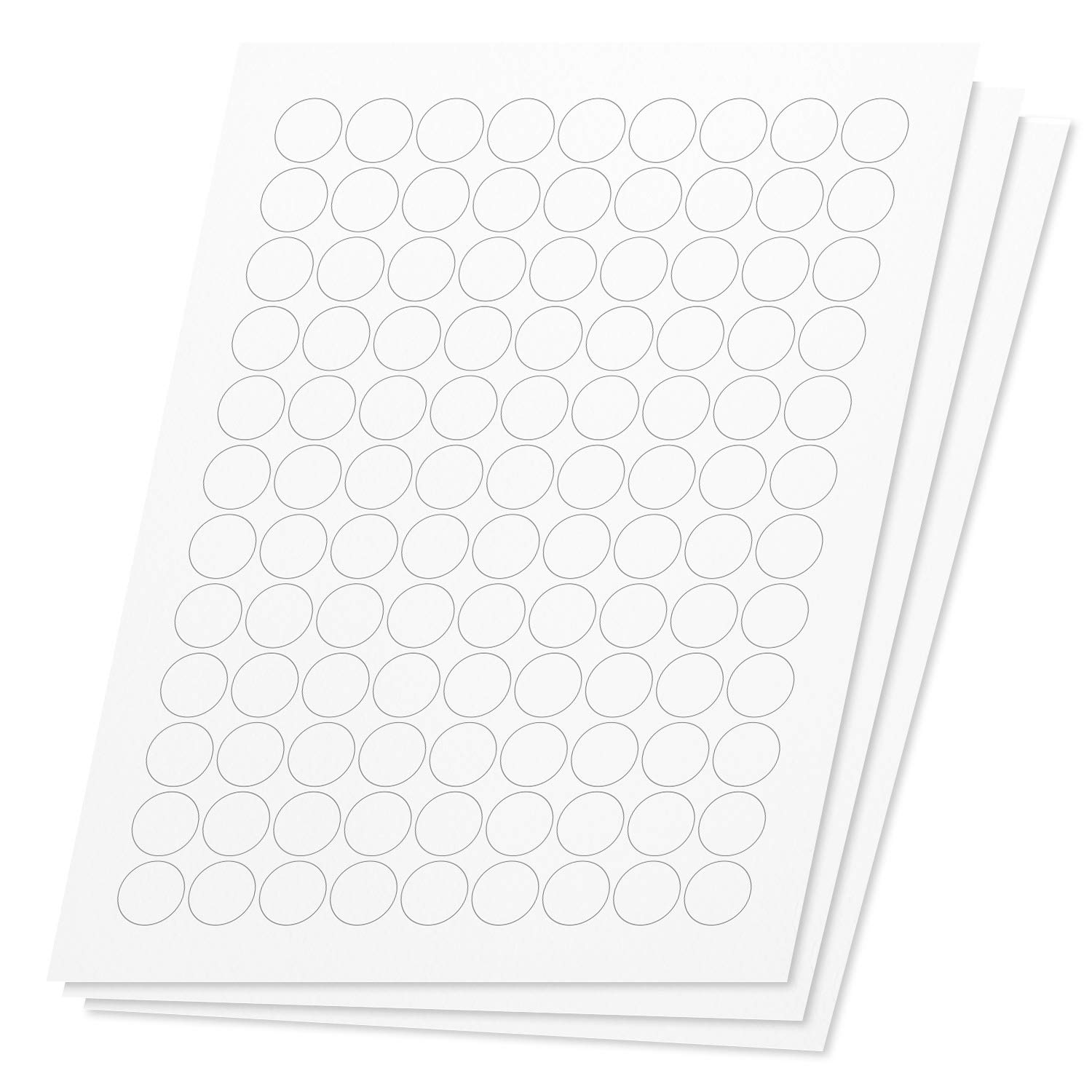 Amazon.com : OfficeSmartLabels Round Circle Dot 3/4 inch Diameter ...