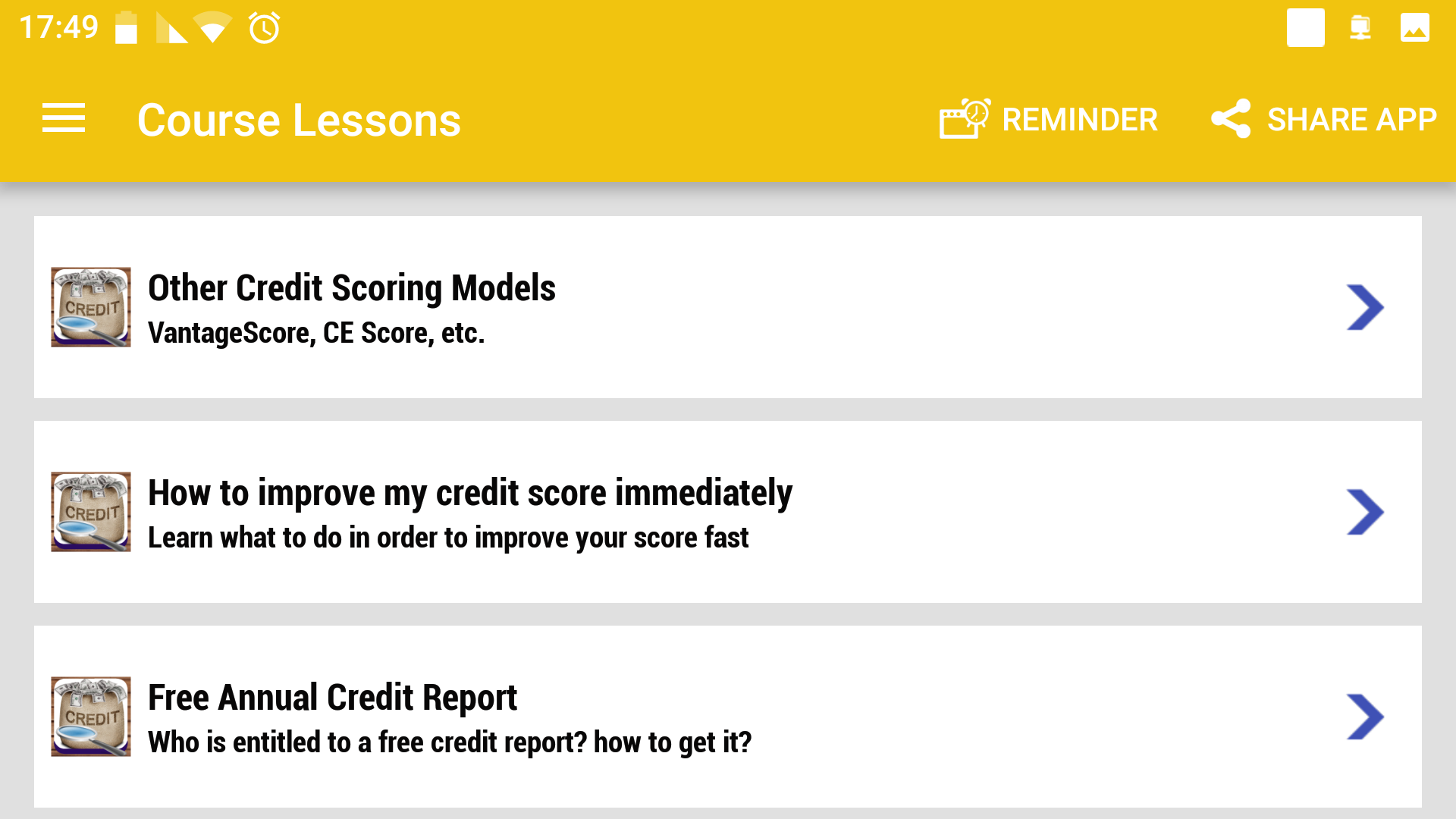 Free Credit Score - Simple Guide to credit report - App on Amazon Appstore
