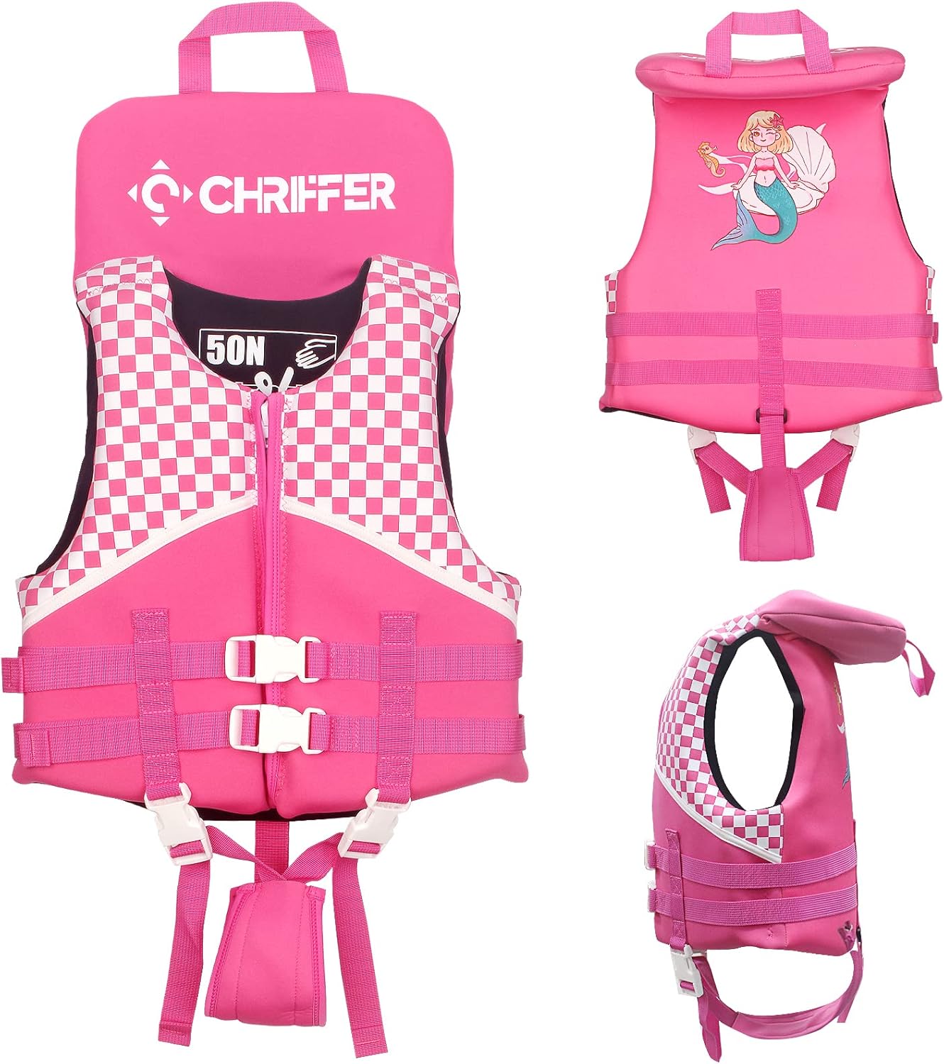 Amazon Chriffer Kids Swim Vest Life Jacket For 20 70 Pounds Boys