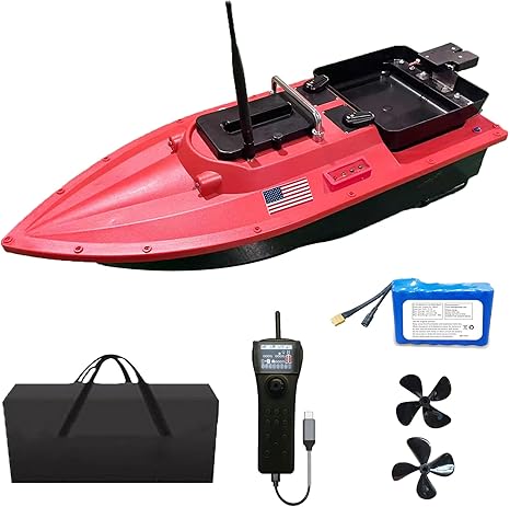Amazon.com: CRESEAPRODUCTS JABOBOAT High Speed RC Fishing Bait Boats ...