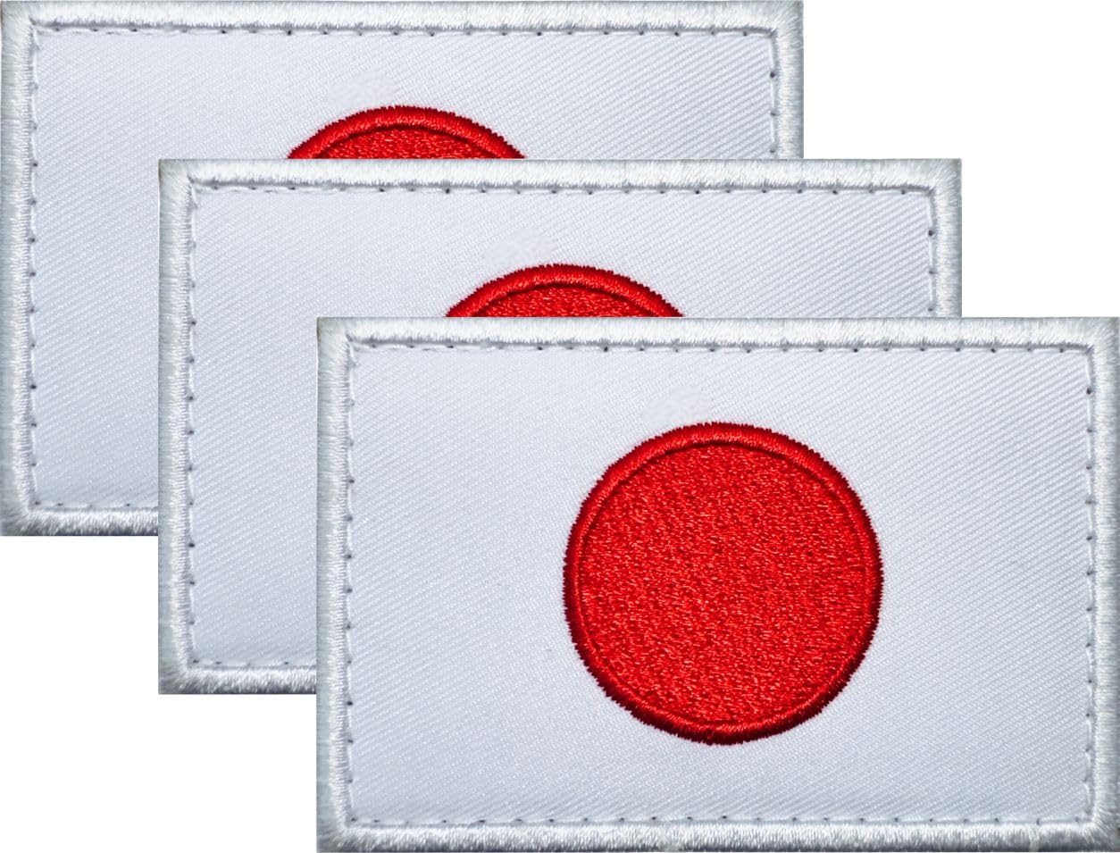 Amazon.com: DM 3Pack Japan Flag Embroidery Patches Tactical Japanese ...