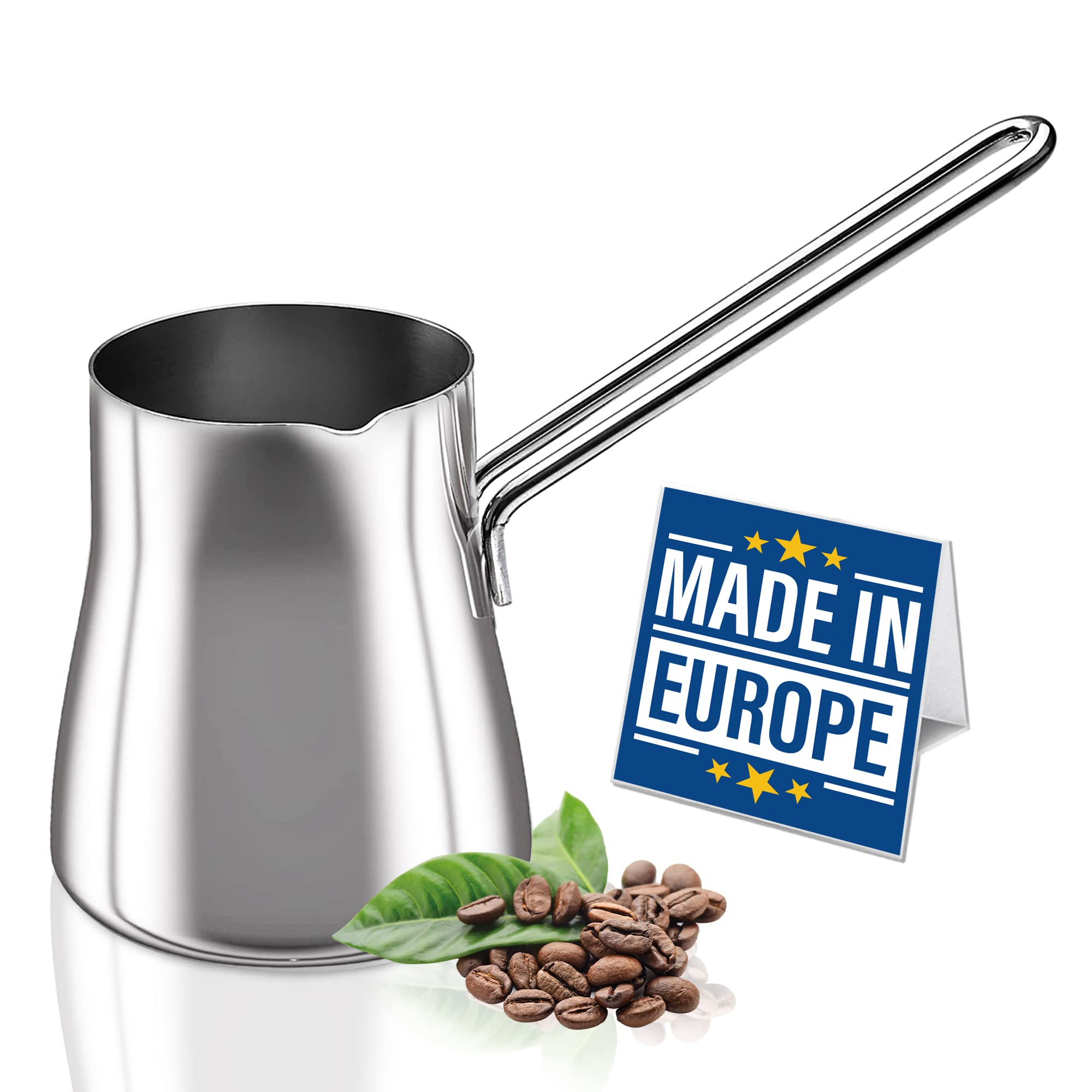 Buy CRYSTALIA Turkish Coffee Pot 18 10 Stainless Steel Stove Top Tea