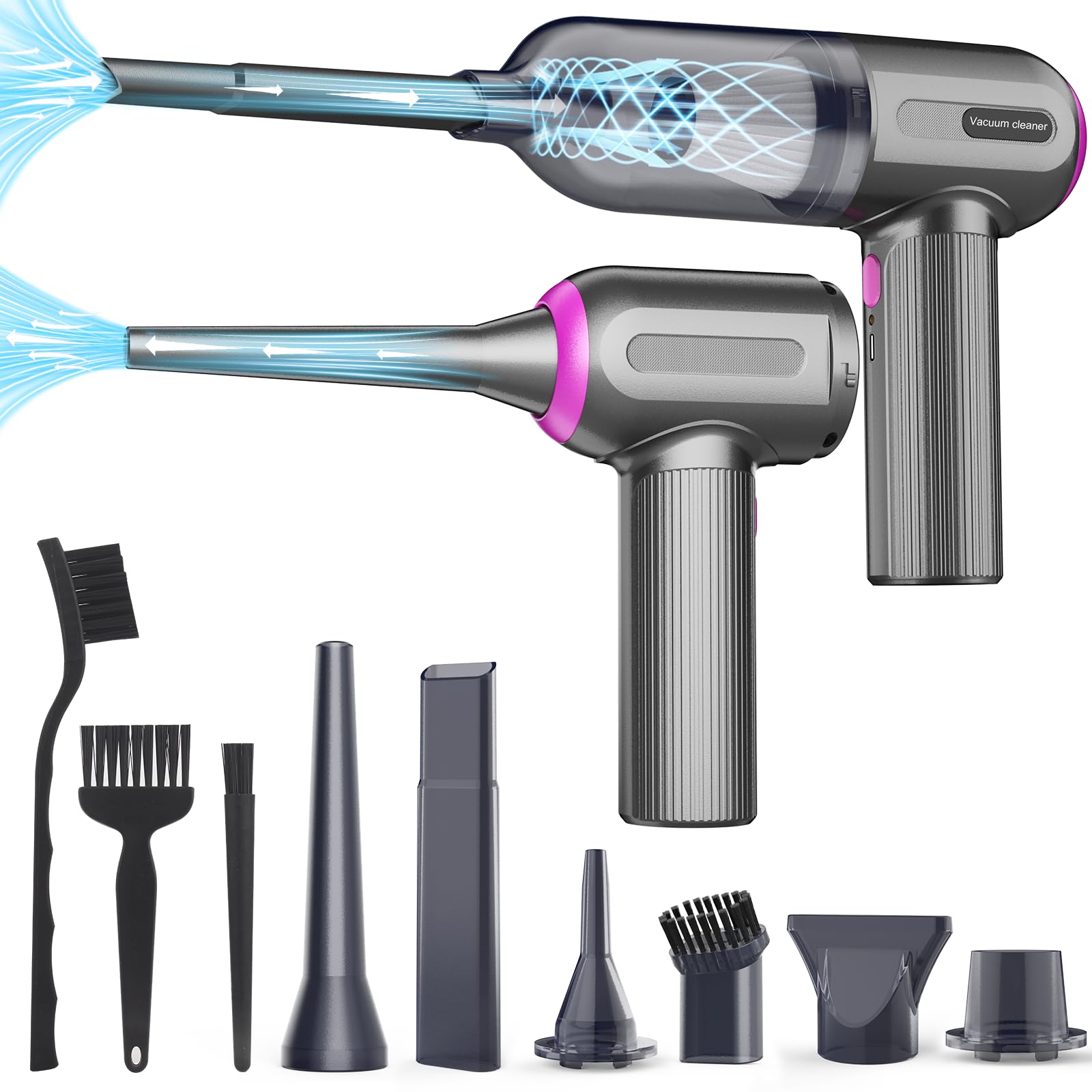 7000Pa Mini Vacuum Cleaner: Handheld Vacuum & Electronics Duster & Hand ...