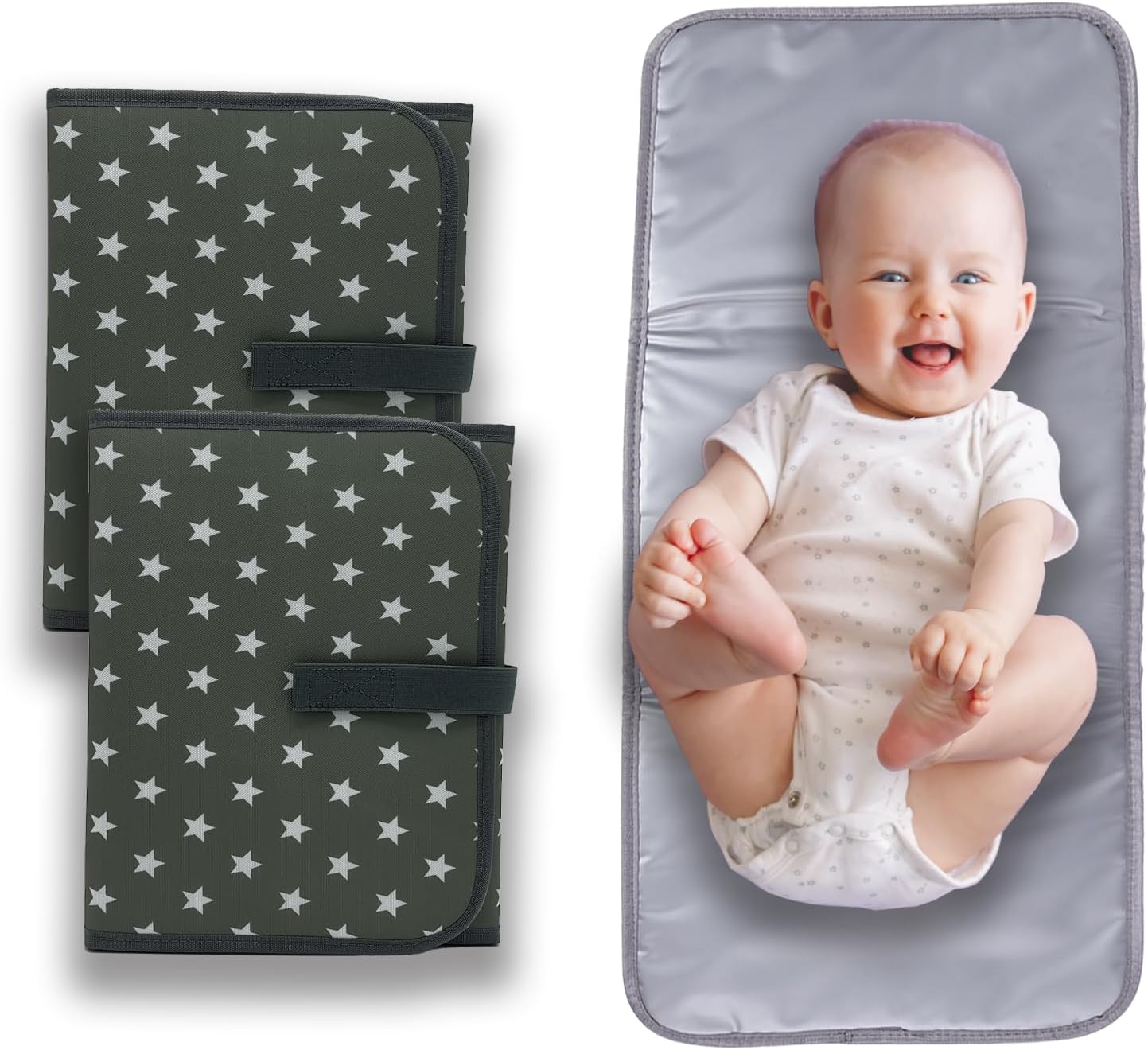 Amazon.com : Portable Diaper Changing Pad - Waterproof Foldable Baby ...