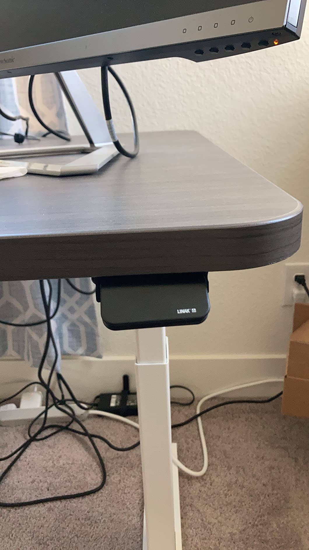 Amazon.com: Linak – DPG1K Desk Panel – Deskline Serie – Up/Down Drive ...