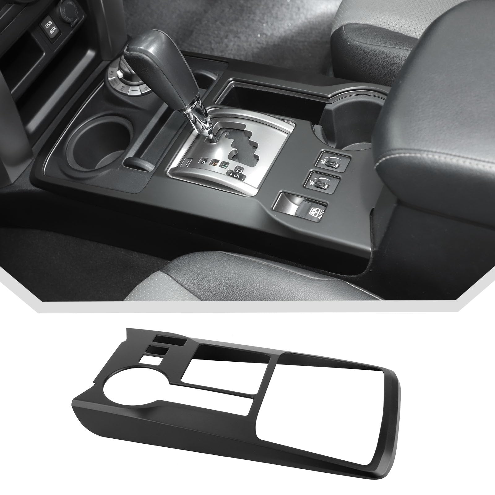 JeCar for 4Runner Interior Trim Center Console Gear Shift Panel Cover ...