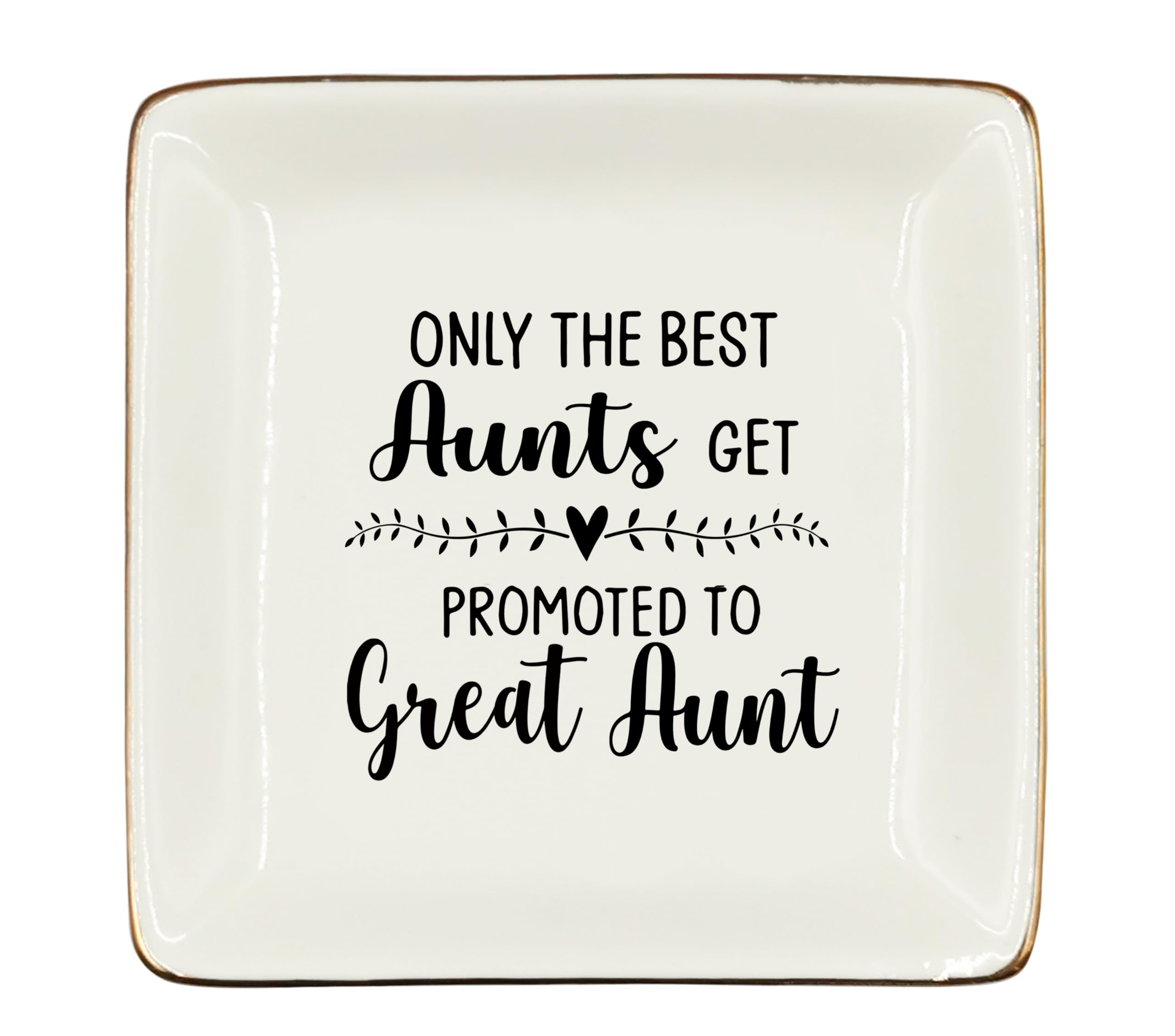 Amazon.com: WODMIS Aunt Gifts Ceramic Jewelry Tray, Only The Best Aunts ...