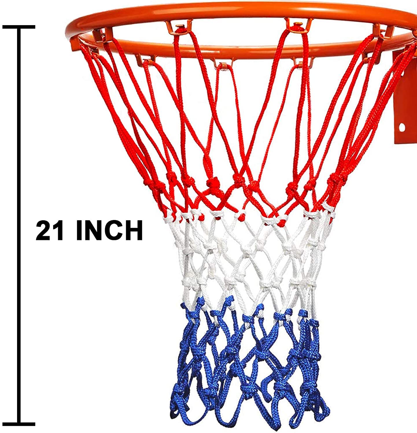 Basketball Hoop Net Universeel 12 Loop Basketball Net Voor Binnen