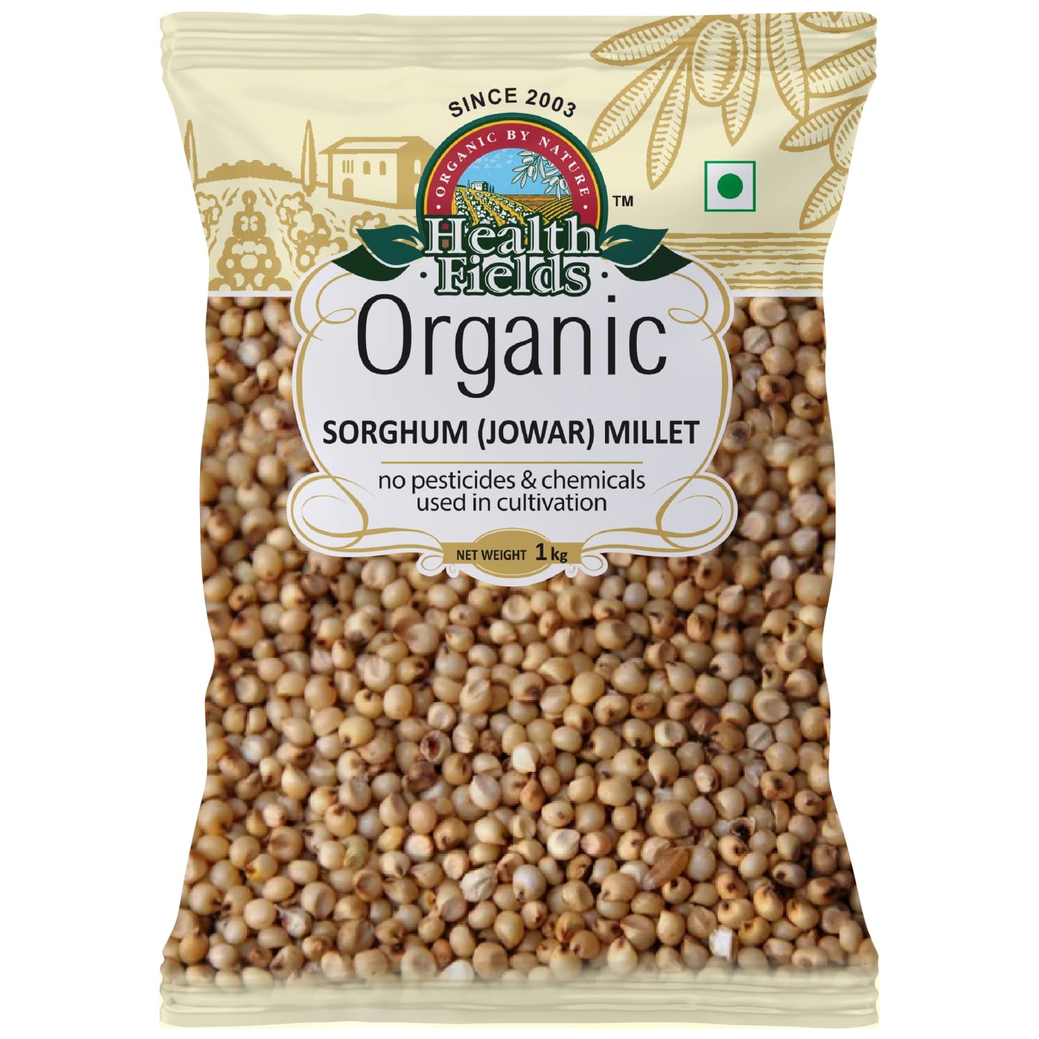 Amazon.com : Healthfields Organic Sorghum Millet (Jowar Millet) - 1KG ...