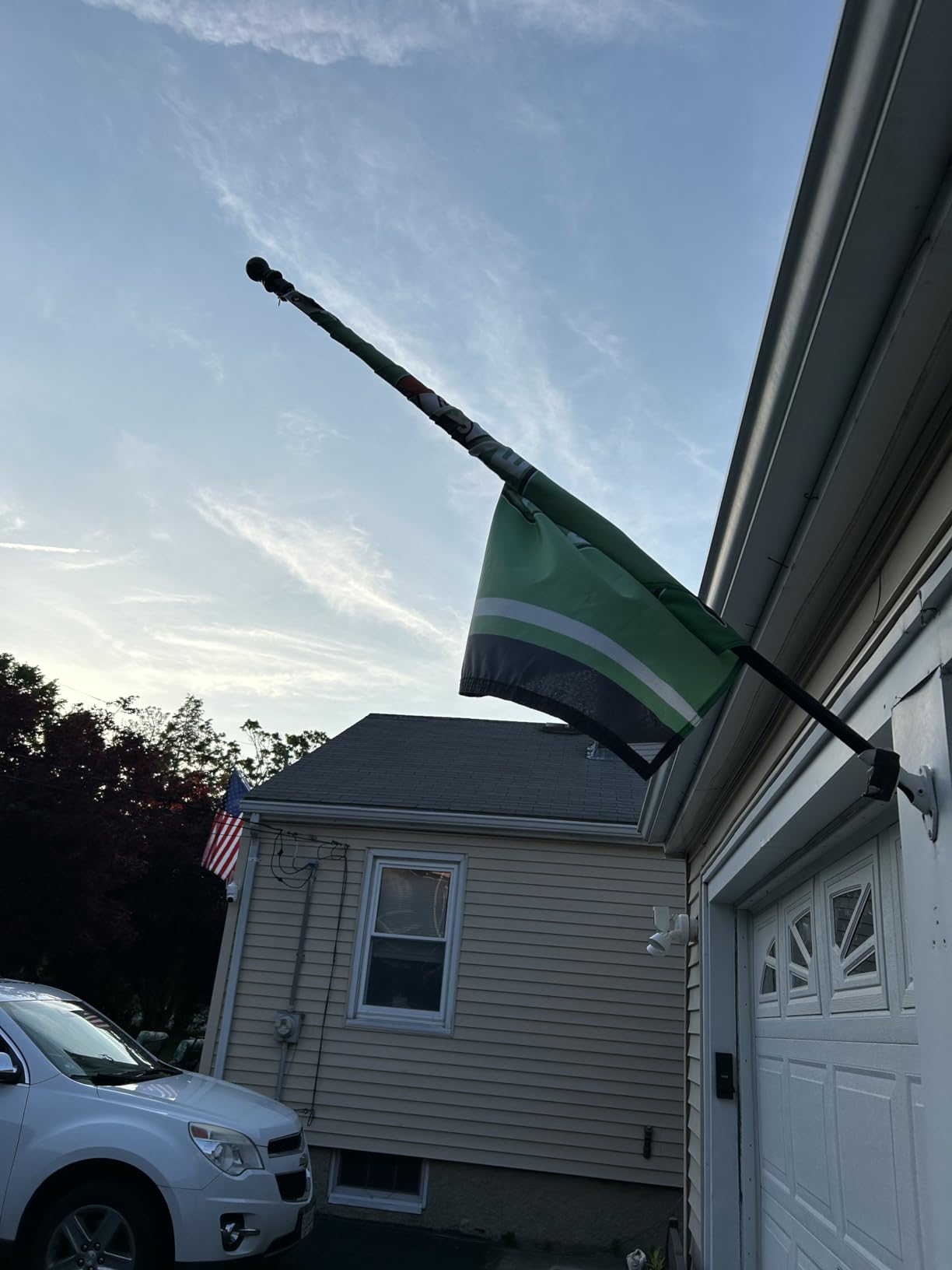 Amazon.com: iPower 5ft Flag Pole Kit, Outdoor Wall Mounted Stainless ...