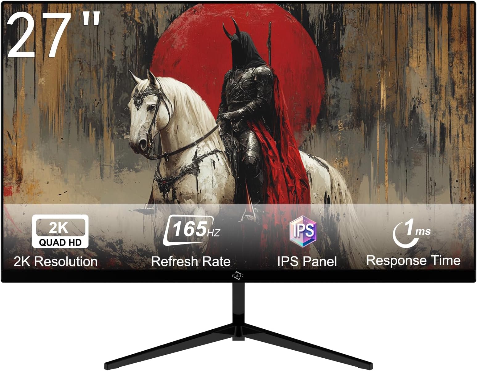 Amazon.com: CRUA 27 Inch Gaming Monitor, QHD 1440P 144Hz IPS Computer ...