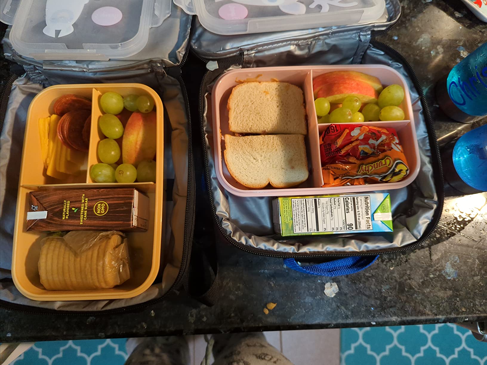 $4/mo - Finance 3 Sprouts Lunch Bento Box – 3 Compartment Lunchbox ...