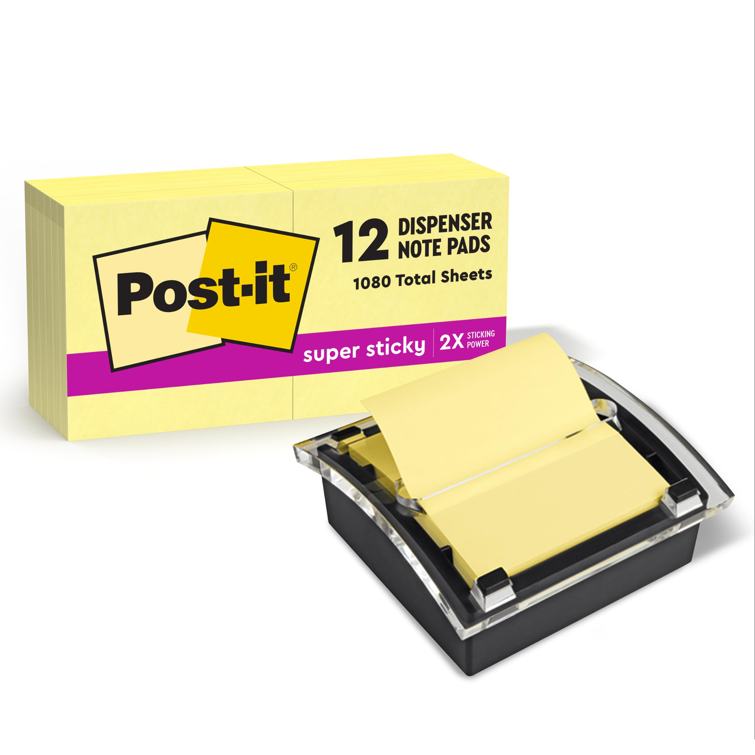 Amazon.com : Post-it Super Sticky Pop-up Notes, 3 in x 3 in, 12 Pads ...