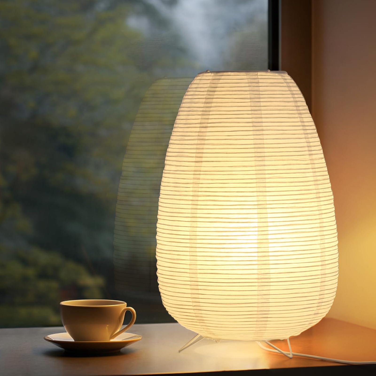 CMHSYTKE Small Rice Paper Lamp, Japanese Lamp Paper Lantern, Paper ...