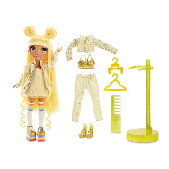 Buy Rainbow High Fashion Doll - Sunny Madison - Yellow Themed Doll With ...