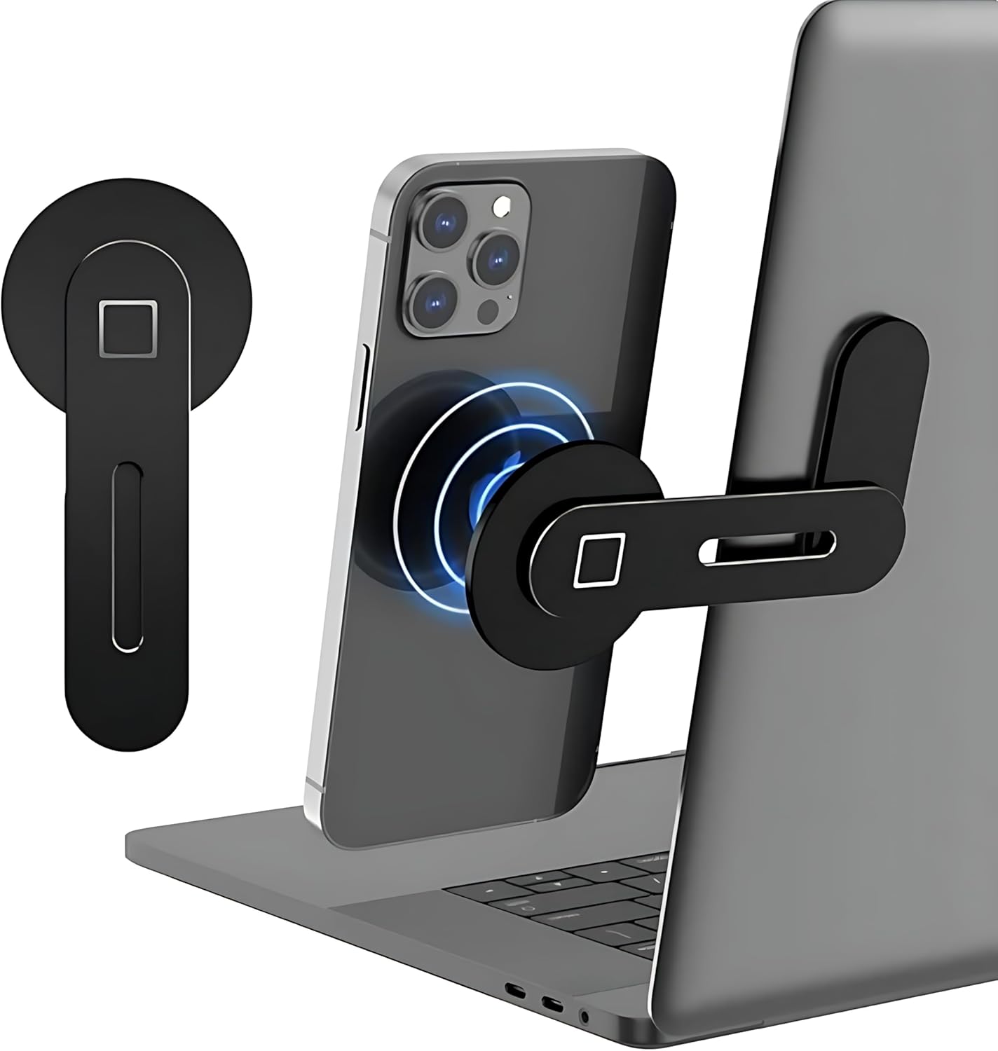 Amazon.com: BLUE.OCEAN Magnetic Phone Holder for Laptop Designed for ...