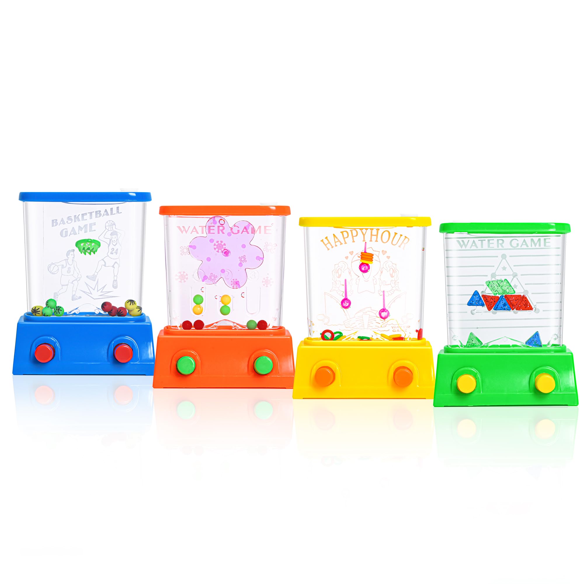 Amazon.com: WARTTOY 4 Pieces Handheld Water Games -Beach Water Table ...