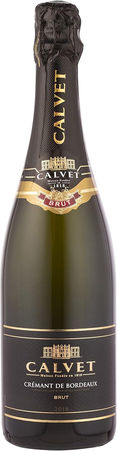 Calvet - Cremant de Bordeaux Brut - Sparkling White Wine (1 x 0.75 L)