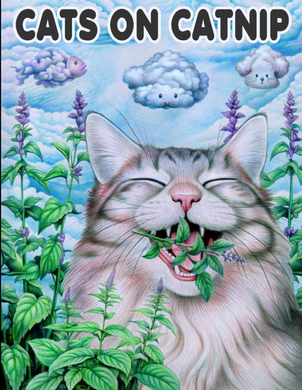 Amazon.com: Cats On Catnip: A Psychedelic Coloring Book Journey ...