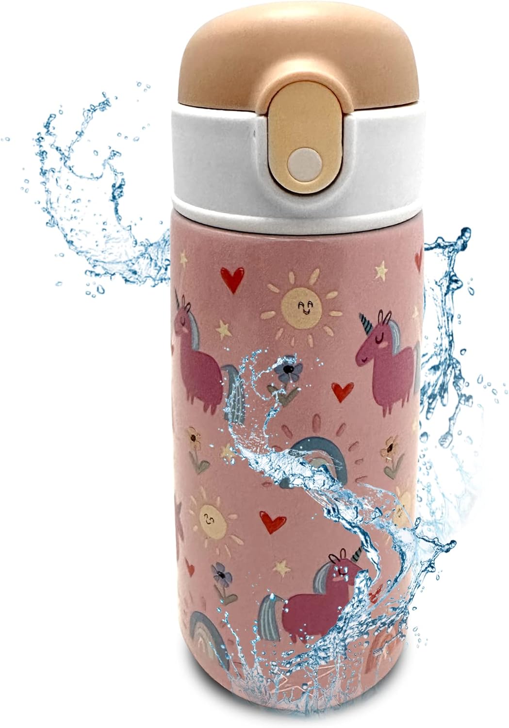GMP star Kids Flask - 500ml Insulated Stainless Steel Water Bottle for ...