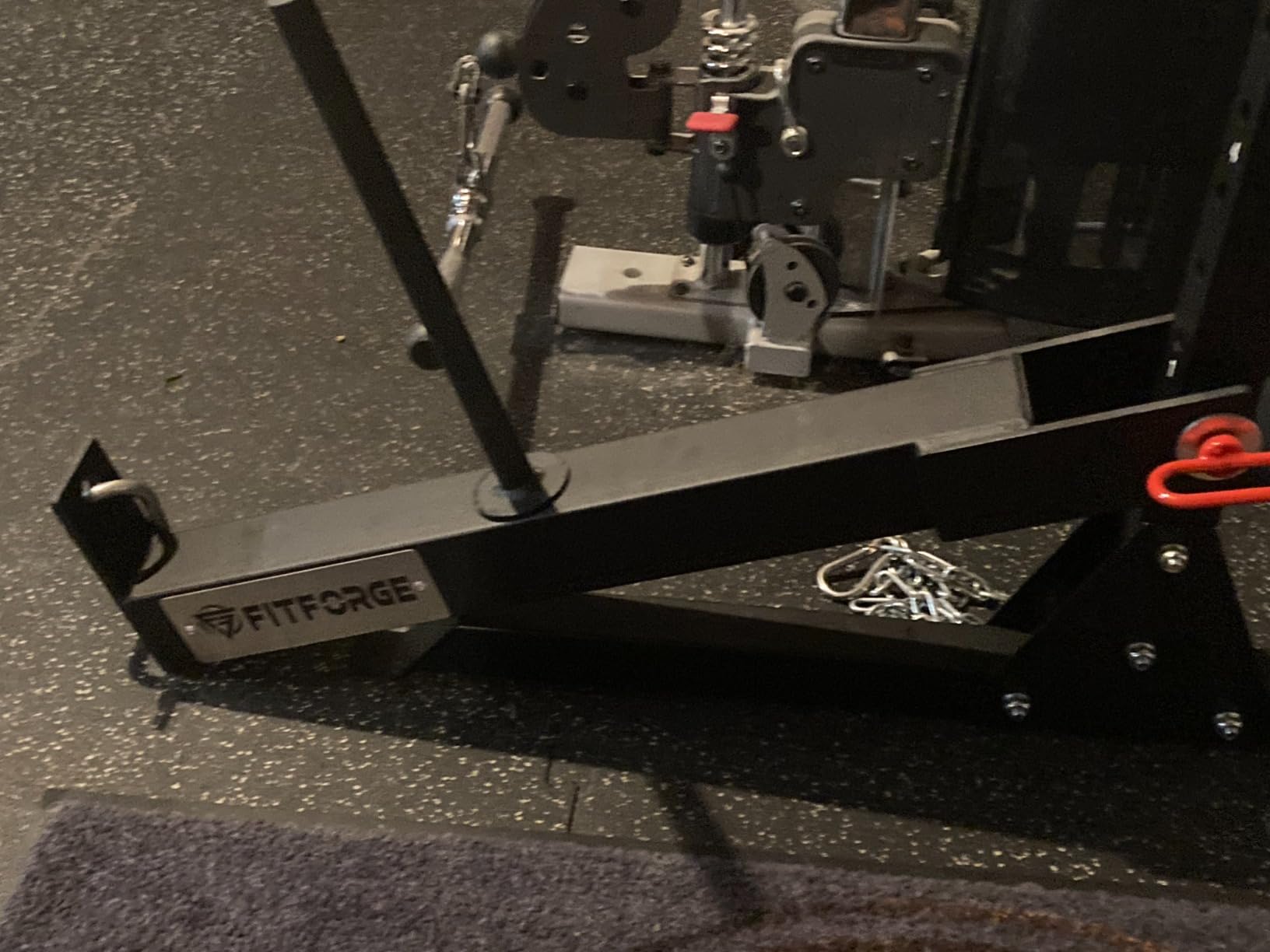 $17/mo - Finance FitForge Belt Squat Attachment for Rack - Space Saving ...