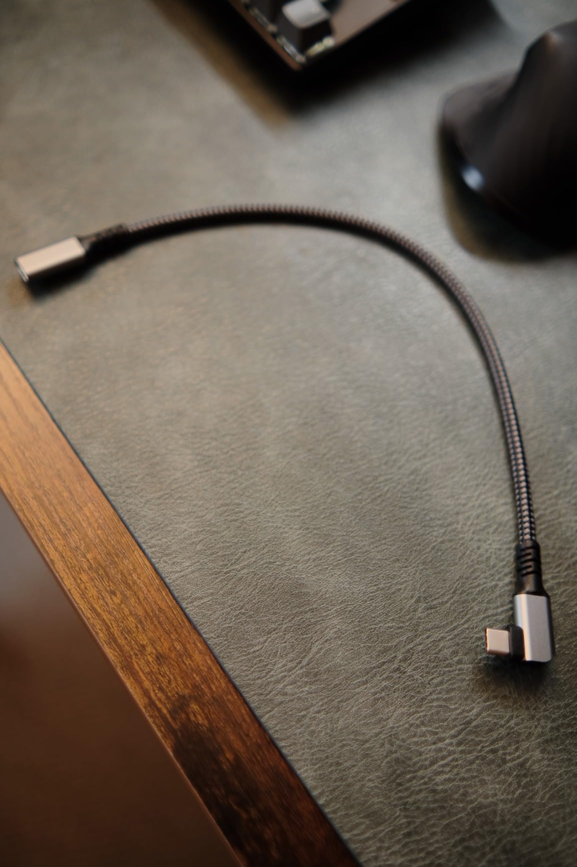 Amazon.com: USB C Extension Cable, USB Type C Right Angle Extender Cord ...