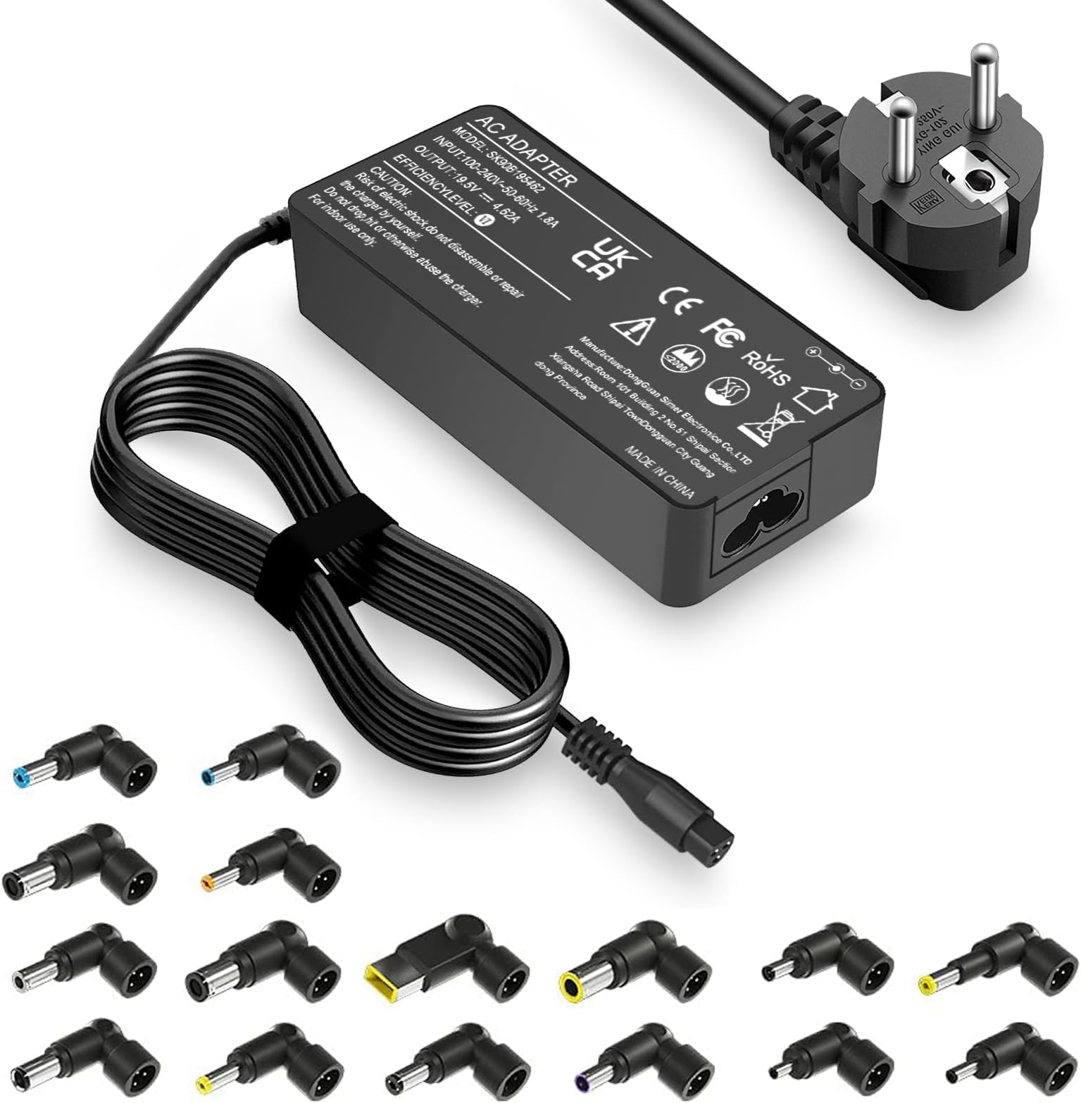 90W Universel Ordinateur Portable Chargeur Adaptateur pour HP Dell Acer ASUS Toshiba Lenov o IBM ...
